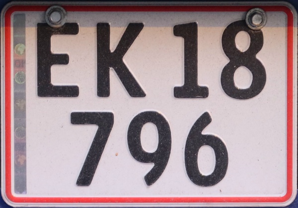 Olav's Danish license plates - Number plates of Denmark