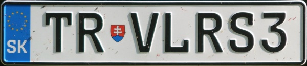 Olav's Slovak license plates - Number plates of Slovakia